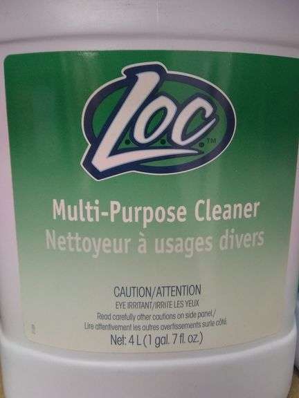 Three 4 Liter Containers of Loc Multi Purpose Cleaner #1 - Sherwood ...