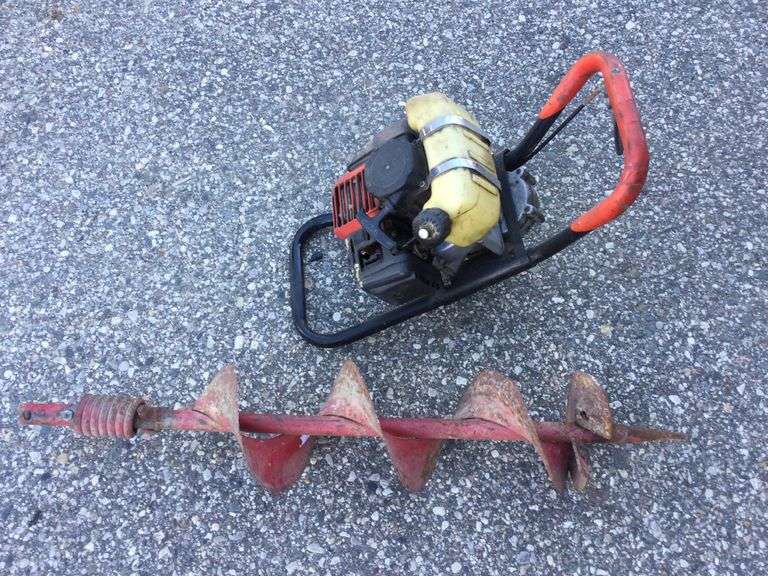 Auger Motor (Has compression) & Drill - Sherwood Auctions