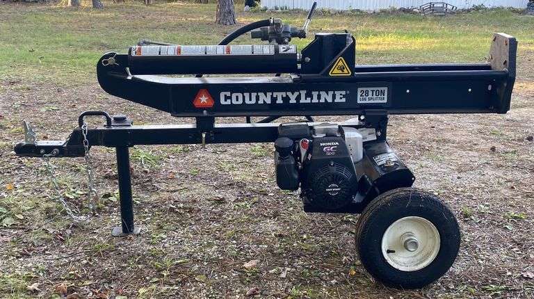 CountyLine 28 Ton Log Splitter w/ Honda GC 190 Motor - Sherwood Auctions