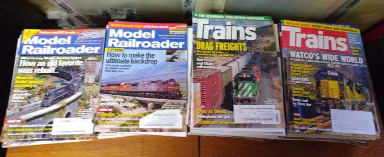 Model Railroads + Train Magazine Collection - Sherwood Auctions