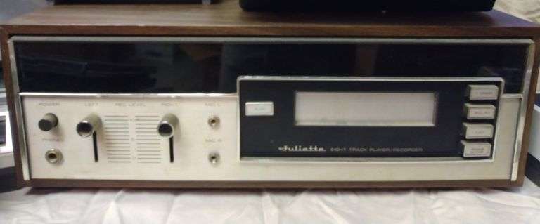 Juliette 8-Track, Montgomery Ward Clock Radio, Transistor Radios ...