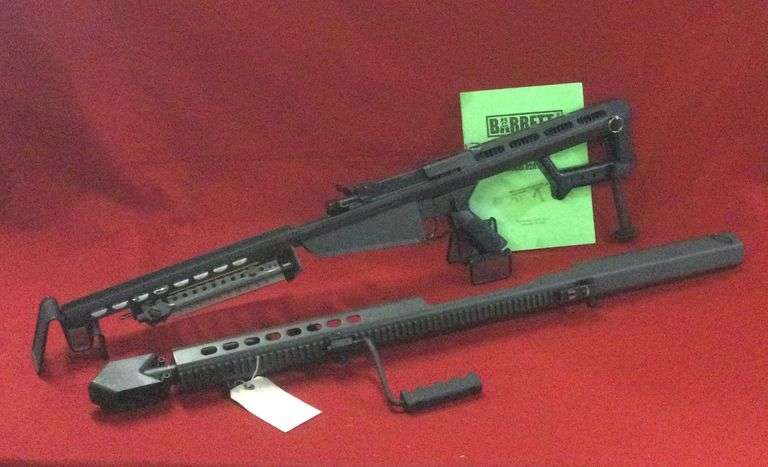 Barrett M82A1 50 Cal with Scope & Hard Case - Sherwood Auctions