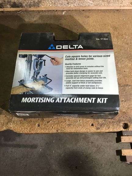 Delta Mortising Attachment Kit New in Box - Sherwood Auctions