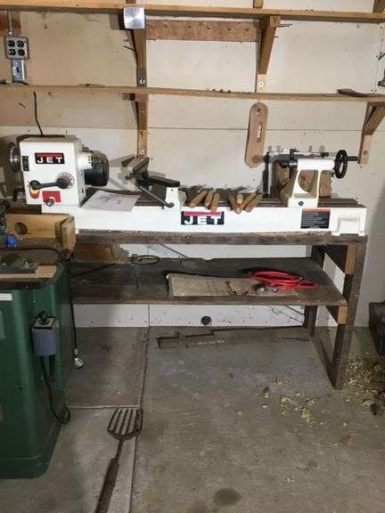 Jet Wood Lathe Model JWL 1442Vs - Sherwood Auctions