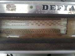 Antique Toledo Defiance White Enamel Meat Scale - Sherwood Auctions