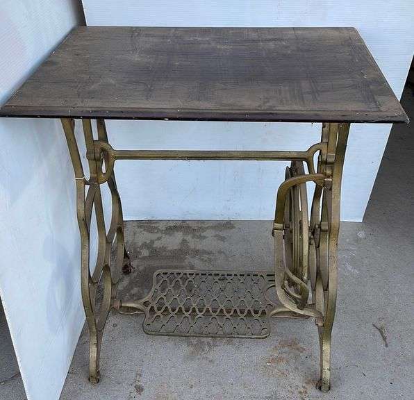 Treadle Machine Table - Sherwood Auctions