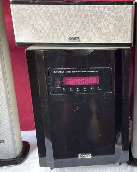 DiVinci Home Theater System w/ Four Speaker Towers 42.5”T - Sherwood ...