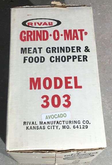 Rival Grind-o-Mat NEW IN BOX - Sherwood Auctions