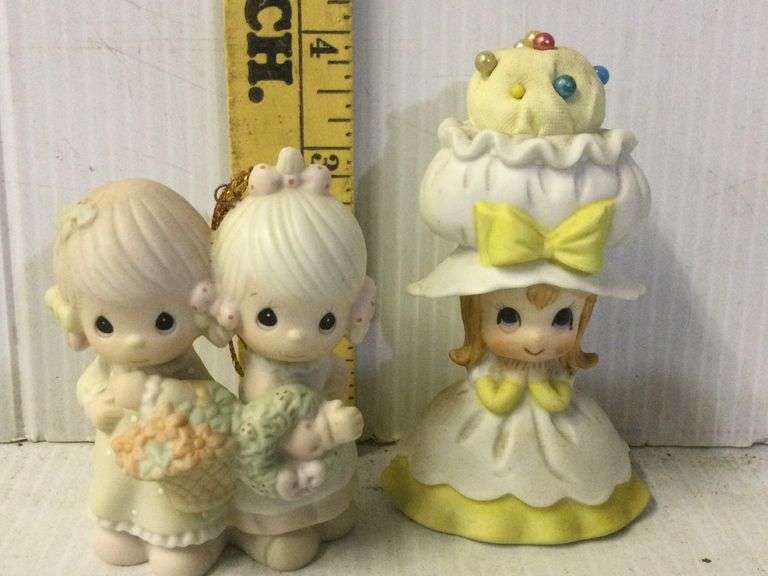 Figurines (some occupied Japan), Lefton Pin Cushion, Precious Moments ...