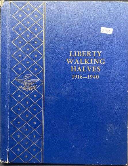 1916-1940 Liberty Walking Halves Booklet, Partial Collection - Sherwood Auctions