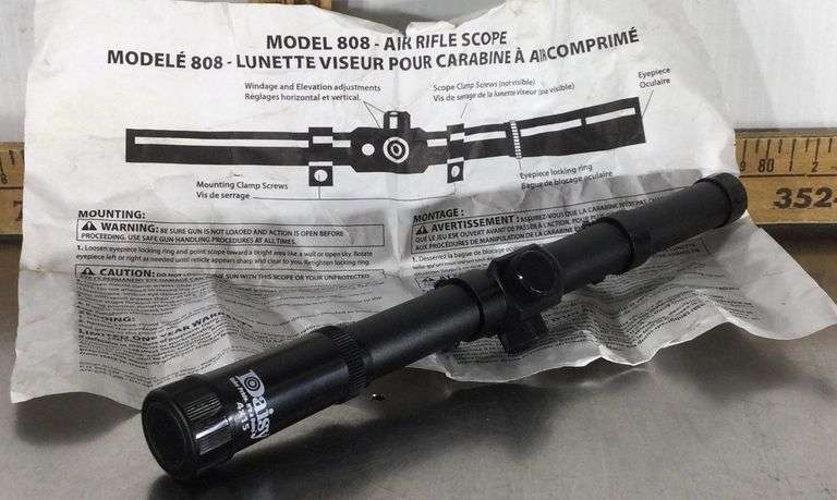 Daisy Model 808 Air Rifle Scope 4x15 - Sherwood Auctions
