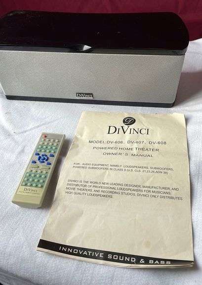 DiVinci Home Theater System w/ Four Speaker Towers 42.5”T - Sherwood ...