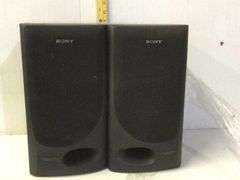 2 Sony Speakers Model # SS-M55 - Sherwood Auctions