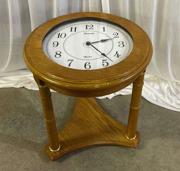 Powell Clock Table - Sherwood Auctions