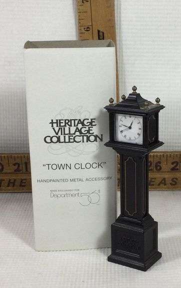 The Heritage Village Collection - Town Clock - Sherwood Auctions