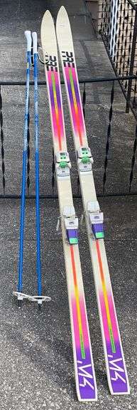 PRE Kevlar Carbon Fiber M4 Downhill Skis w/ Marker M38 Bindings + Exel ...