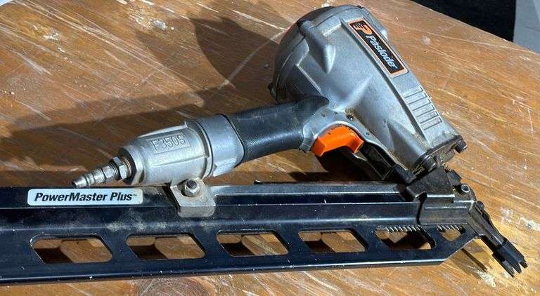 PowerMaster Plus Paslode Pneumatic Nail Gun - Sherwood Auctions