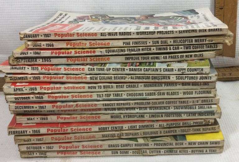 Popular Science Magazines (60s) - Sherwood Auctions