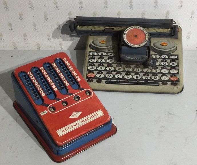 Antique Toy Cash Register and Adding Machine! - Sherwood Auctions