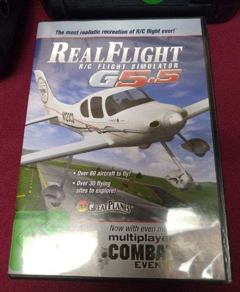 Real Flight R/C Flight Simulator G5.5 Game w/ Remote, Kyosho Impulse II ...