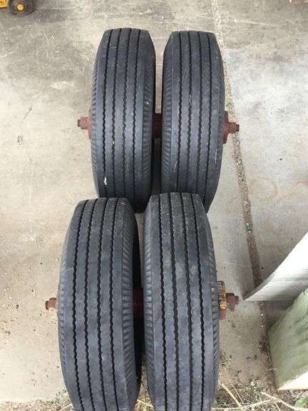 Two Sets Of Dual Tires - Sherwood Auctions