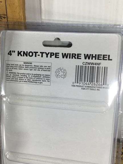Cal-Hawk 4” Knot-Type Wire Wheel - Sherwood Auctions