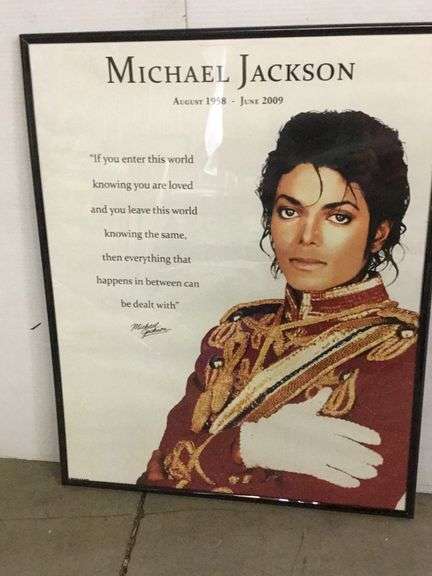 Michael Jackson Poster - Sherwood Auctions