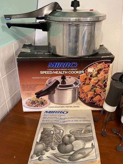 Mirro Pressure Cooker, Soup Mixers, Pan & Strainers - Sherwood Auctions