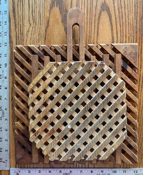 Three Wooden Cooling Racks - Sherwood Auctions