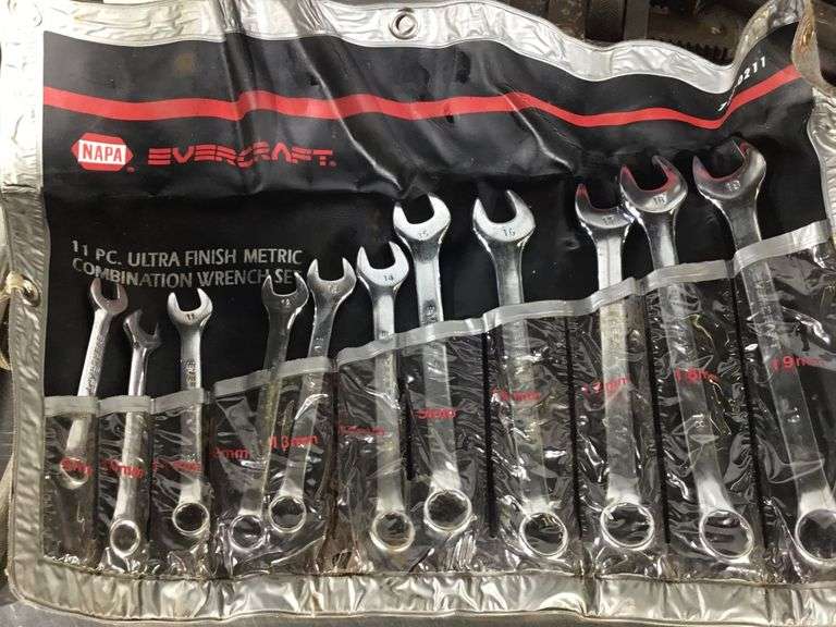 Napa Evercraft 11 Pc. Ultra Finish Metric Combination Wrench Set and ...