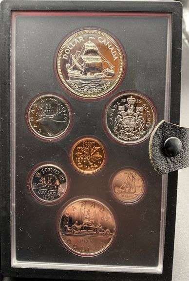 1979 Royal Canadian Mint Double Struck Set Coins - Sherwood Auctions
