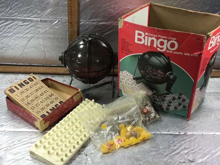 Deluxe Plastic Cage Bingo - Sherwood Auctions