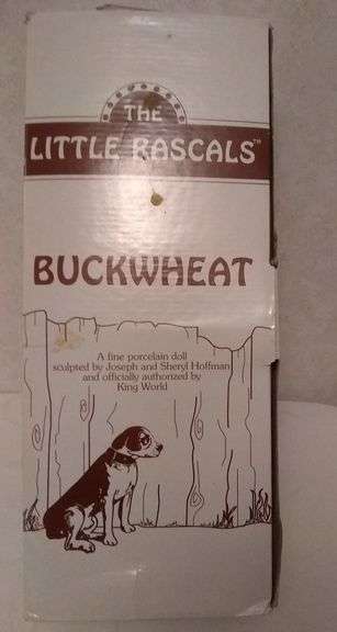 Little Rascals Porcelain Buckwheat Doll 1993, Never Removed from ...