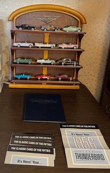 Classic Cars of the Fifties Collector's Collection & Wooden Display ...