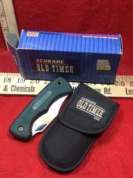NIB Schrade Old Timer Beast Lockblade 470T - Sherwood Auctions