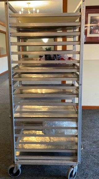 Rolling Cart & Cookie Sheet Trays - Sherwood Auctions