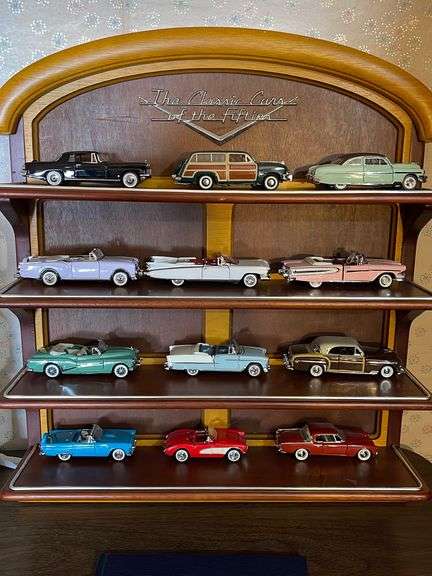 Classic Cars of the Fifties Collector's Collection & Wooden Display ...