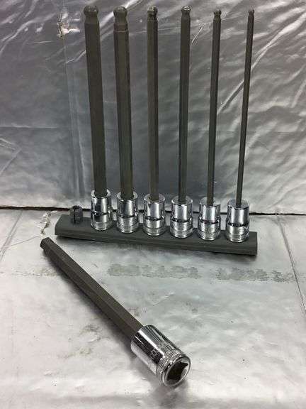 Husky 3/8" Drive Metric Long Ball Hex Drivers - Sherwood Auctions