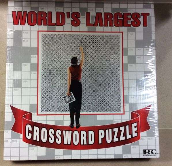 World’s Largest Crosswod Puzzle New In Sealed Box 7ft x 7ft Grid ...