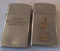 Leonard Oil Refineries Lighters & Total Lighter - Sherwood Auctions