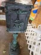 Victorian Style Cast Iron Letter Box - Sherwood Auctions