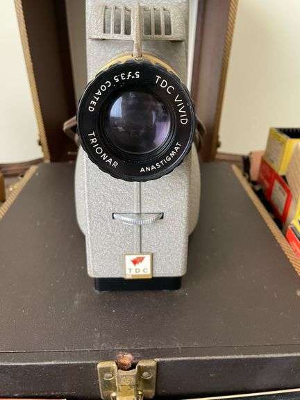 TDC Projector in Case w/ Slide Trays - Sherwood Auctions