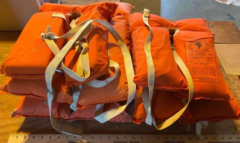 Vintage Life Vests - Sherwood Auctions