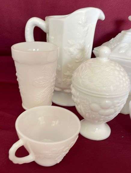 1960's Avon & Anchor Milk Glass - Sherwood Auctions