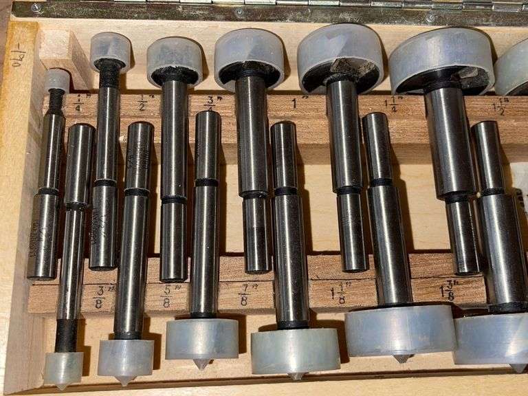 Forstner Bit Set 16 pcs in Wooden Storage Box - Sherwood Auctions