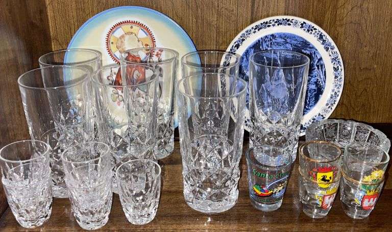 Crystal Glasses, Leaded Crystal Ashtray, Cordial Glasses, Bowls & Shot ...