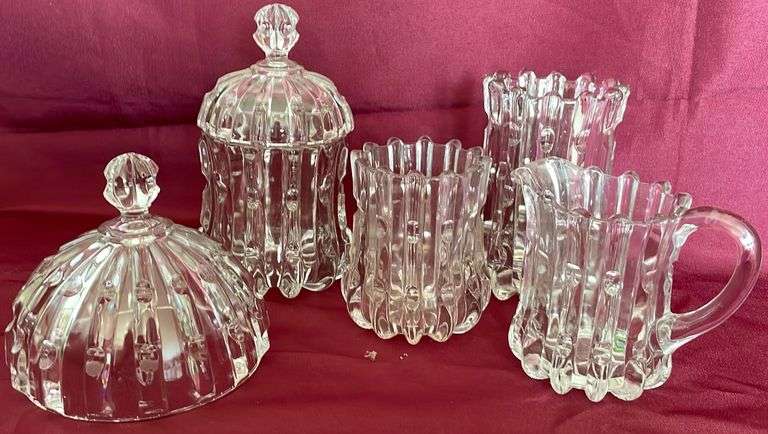 US Glass Co. Victorian “Broken Column” Glass - Sherwood Auctions