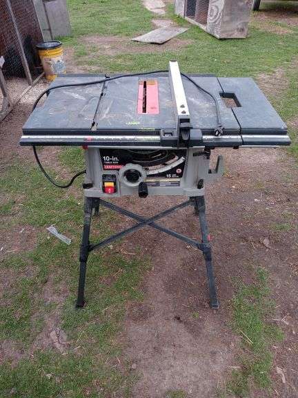 Craftsman 10" Table Saw - Sherwood Auctions