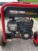 Porter Cable 5500 Watt Electric Generator w/ Briggs & Stratton Motor ...