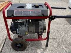 Porter Cable 5500 Watt Electric Generator w/ Briggs & Stratton Motor ...